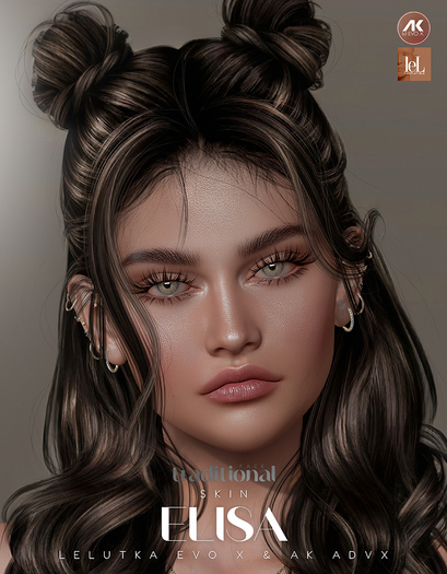 Second Life Marketplace - TF - Eliza Skin (LELUTKA EVOX) Rosekiss